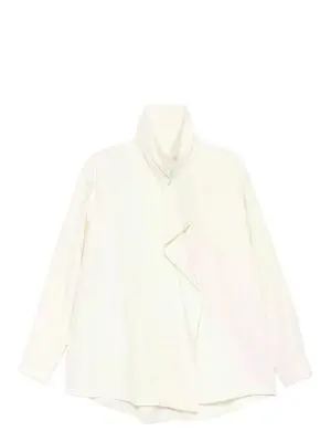 Source Unknown Dhani Ruffled Shirt - Neutrals