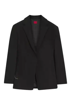 Hugo Notched-lapel Blazer - Black