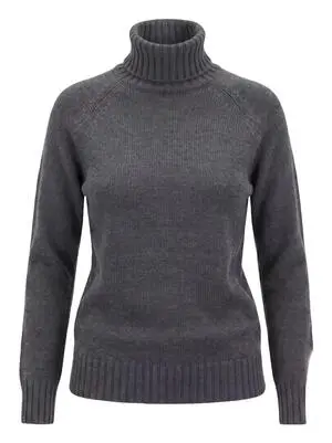DRUMOHR Roll-neck Raglan-sleeve Sweater - Grey
