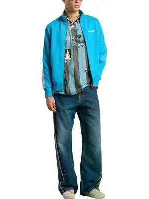 Palm Angels Classic Logo Track Jacket - Blue