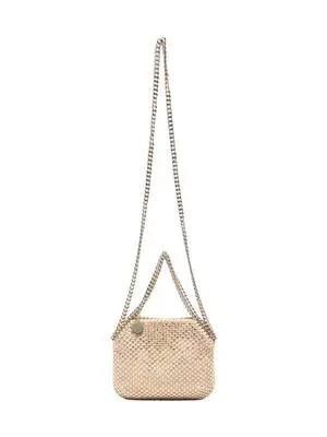 Stella McCartney Stella McCartney Crystal-Embellished Mini Tote Bag Neutrals