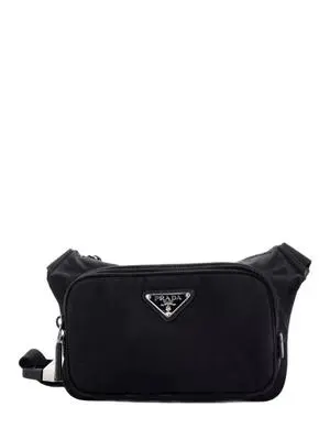 Prada Tessuto Small Belt Bag - Black