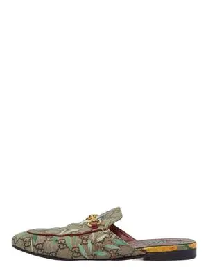 Gucci Princetown Horsebit Mules - Brown