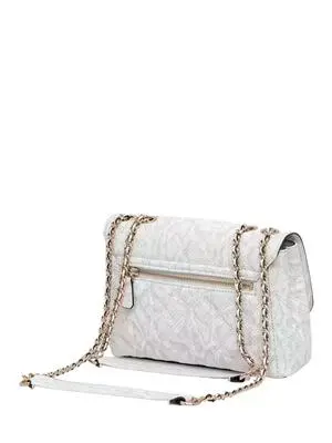 GUESS GUESS USA Quilted Snake-Effect Shoulder Bag