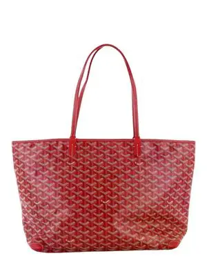 Goyard Artois Tote Coated Canvas Mm Shoulder Bag - Red