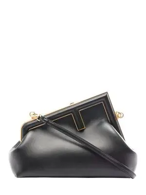 Fendi 2010-2026 Small Nappa First Crossbody Bag - Black
