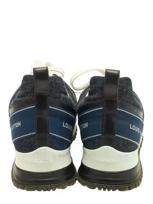 LOUIS VUITTON Monogram Denim Run Away Sneakers - Blue