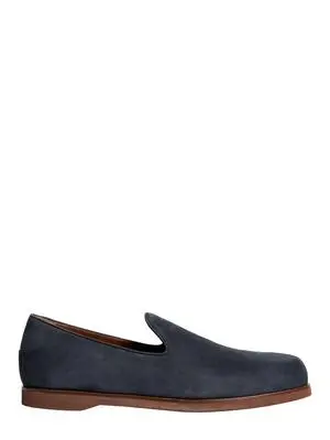 Colombo Nubuck Loafers - Navy