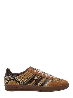 WALES BONNER Adidas X Gazelle Snake-effect Leather Sneakers - Rust
