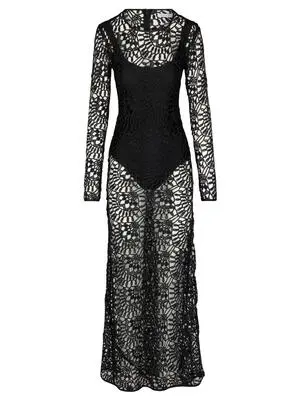 Delfi Julian Long Dress - Black