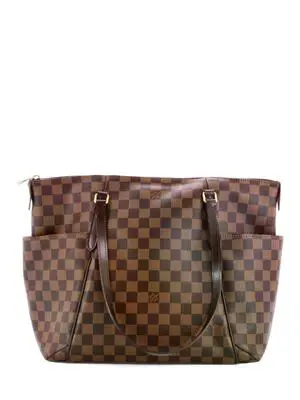 LOUIS VUITTON Damier Mm Tote Bag - Brown