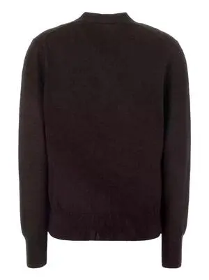 MARANT ETOILE Karina Logo-patch V-neck Cardigan - Brown