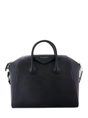 Givenchy Antigona Medium Leather Satchel - Black