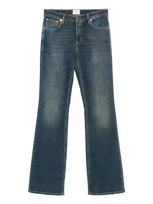 Closed Faded-effect Straight-leg Jeans - Blue