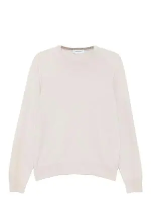 GRAN SASSO Crew-neck Long-sleeve Sweater - Neutrals