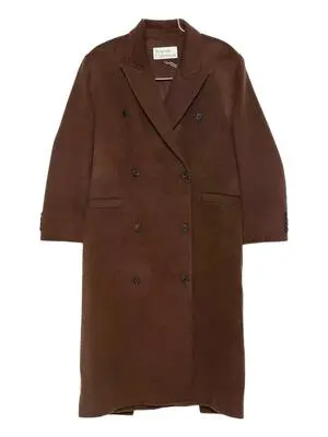 Source Unknown Hutton Double-breasted Wool Coat - Brown