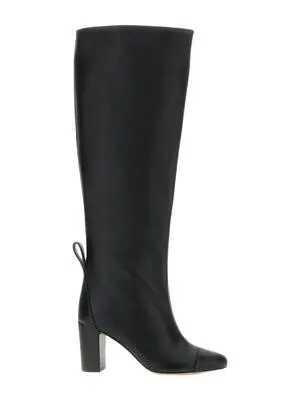 ODISSI Cap-toe Pull-on Boots - Black