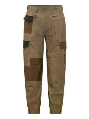 MARANT ETOILE Renzar Patchwork Cargo Pants - Neutrals