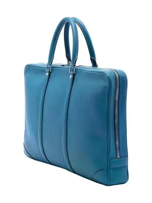 LOUIS VUITTON 2013 Taurillon Porte Documents Voyage Business Bag - Blue