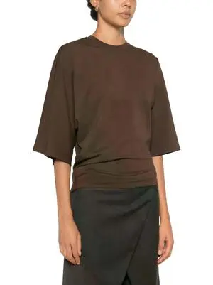ELEH Round-neck T-shirt - Brown