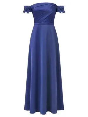 Charo Ruiz Ibiza Off-shoulder Gown - Blue