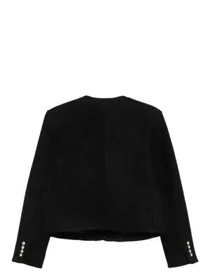DUNST DUNST Collarless Jacket Black