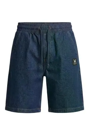 John Richmond Moropo Drawstring Denim Shorts - Blue