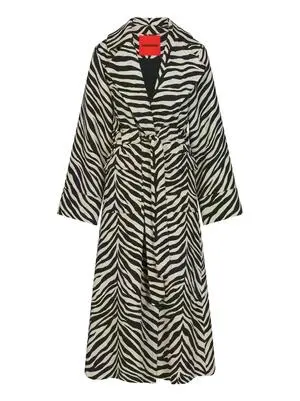 SIMONMILLER Zebra-print Coat - White