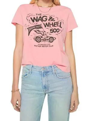MOTHER The Lil Goodie Goodie Graphic-print T-shirt - Pink