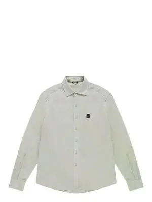 REFRIGIWEAR Cape May Logo-patch Shirt - Grey
