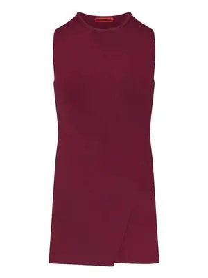 SIMONMILLER Dara Wrap-detail Knit Top - Red