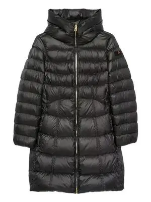 Peuterey Quilted Hooded Coat - Black