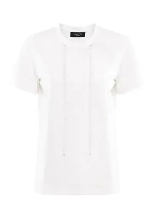 NENETTE Fersi Crystal-embellished Jersey T-shirt - White