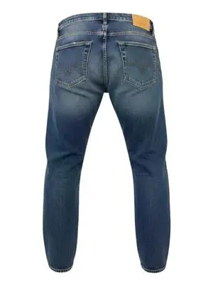 MICHAEL COAL Stone-washed Five-pocket Jeans - Blue