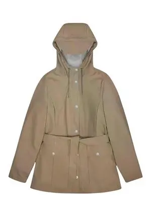 Rains Curve Belted Raincoat - Neutrals