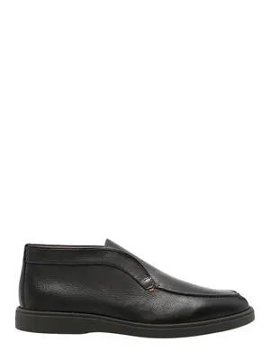 Santoni Detroit Leather Loafers - Grey
