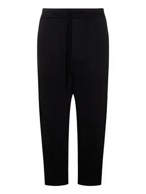 THOM KROM Drawstring Track Pants - Black