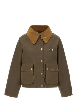 Barbour Waxed Cotton Jacket - Green