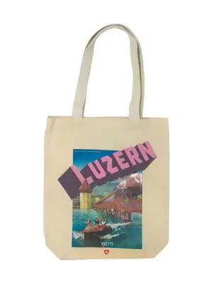 VIETTI MERCHANDISE Graphic-print Tote Bag - Neutrals
