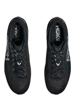 HOKA® Mach 7 Logo-print Sneakers - Black