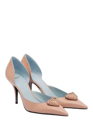 Valentino Garavani Cour Royal Leather Pumps - Pink