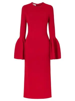 Stella McCartney Cady Midi Dress - Red