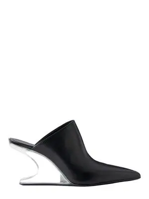 Rick Owens Cantilever Leather Pumps - Black