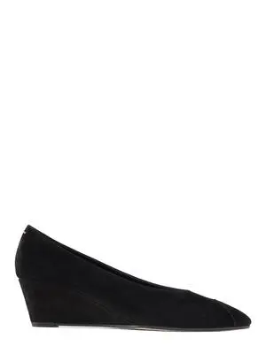 AEYDĒ Calea 55 Wedge Suede Pumps