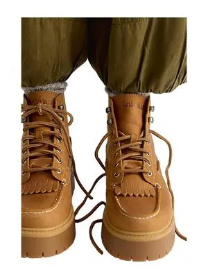 Timberland Stone Street Kiltie Boots - Wheat