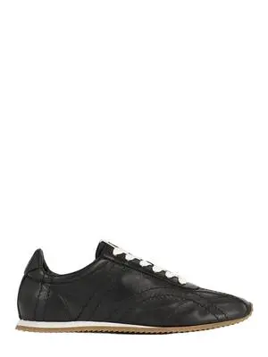 TOTEME Flex Nappa Sneakers - Black