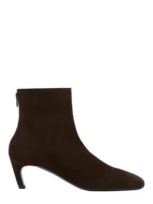 TOTEME TOTEME Suede Ankle Boots Brown