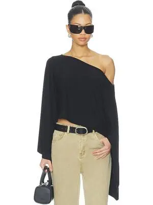Superdown Villie Off Shoulder Top - Black