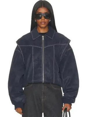 Lioness Vista Bomber Jacket In . Also - Navy