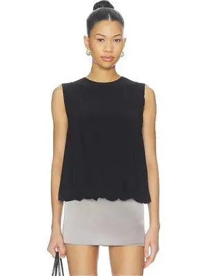 Norma Kamali Babydoll Top - Black
